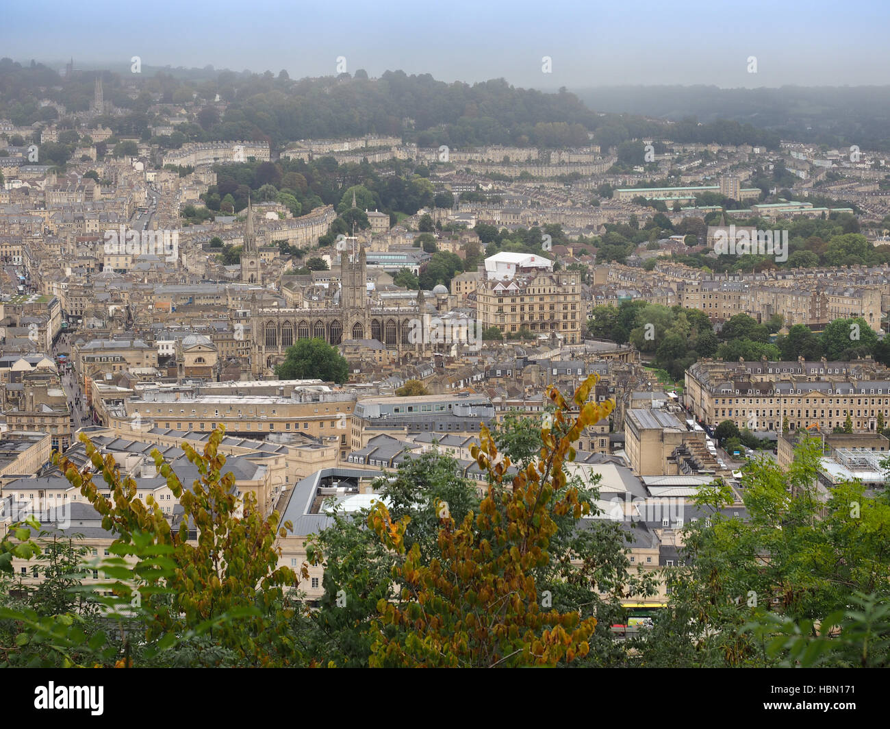 Aerial view of Bath Stock Photo - Alamy