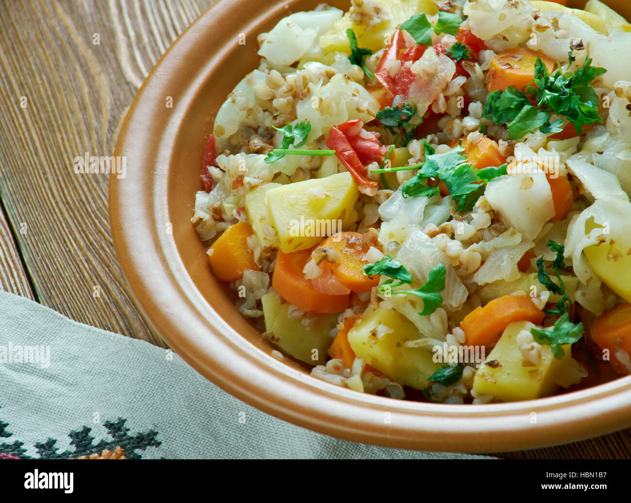 Lithuanian vegetable stew Stock Photo - Alamy