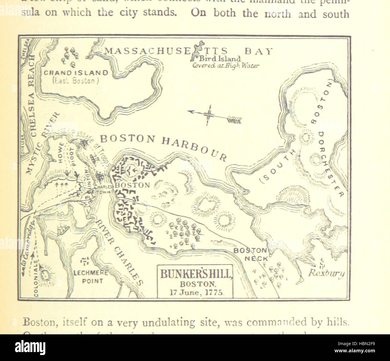 Bunker hill map hi-res stock photography and images - Alamy