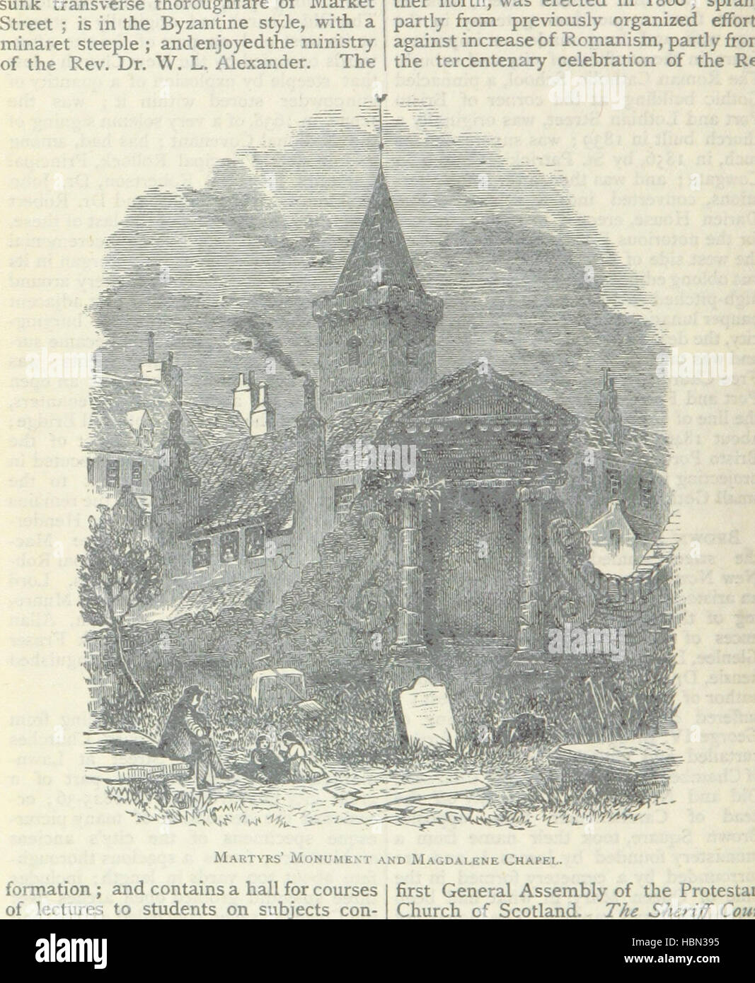 An image from 'Paterson's Guide to Edinburgh,' providing a detailed ...