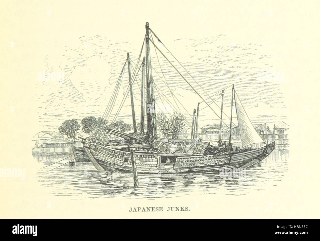 This image is from a publication on Japan, showing historical events ...