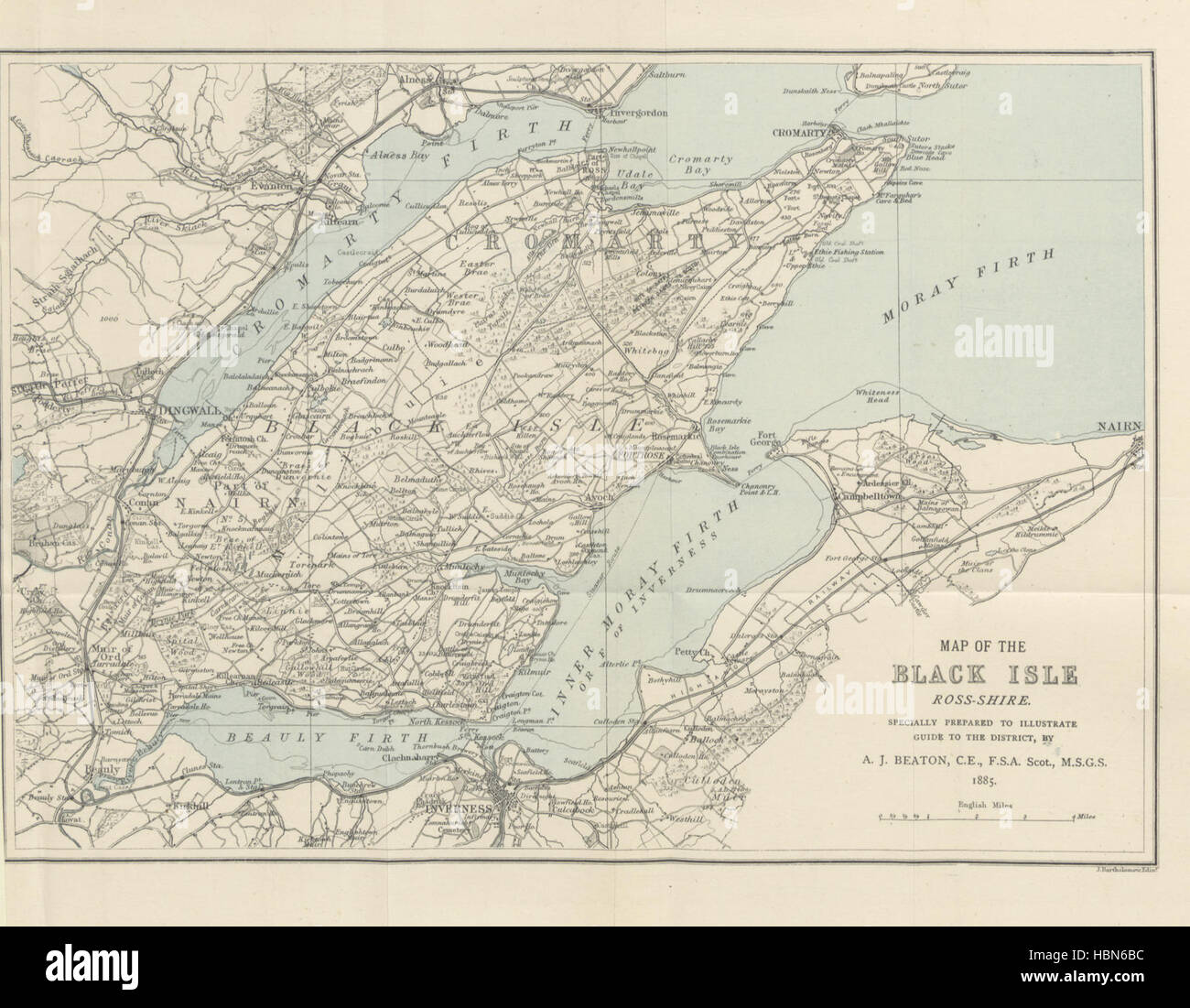 Angus john black isle scottish highlands bldigital date hi-res stock ...