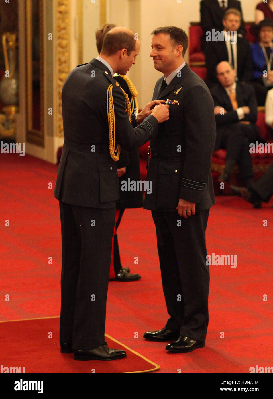 Wing Commander Gareth Littlechild, Royal Air Force, is made an OBE ...