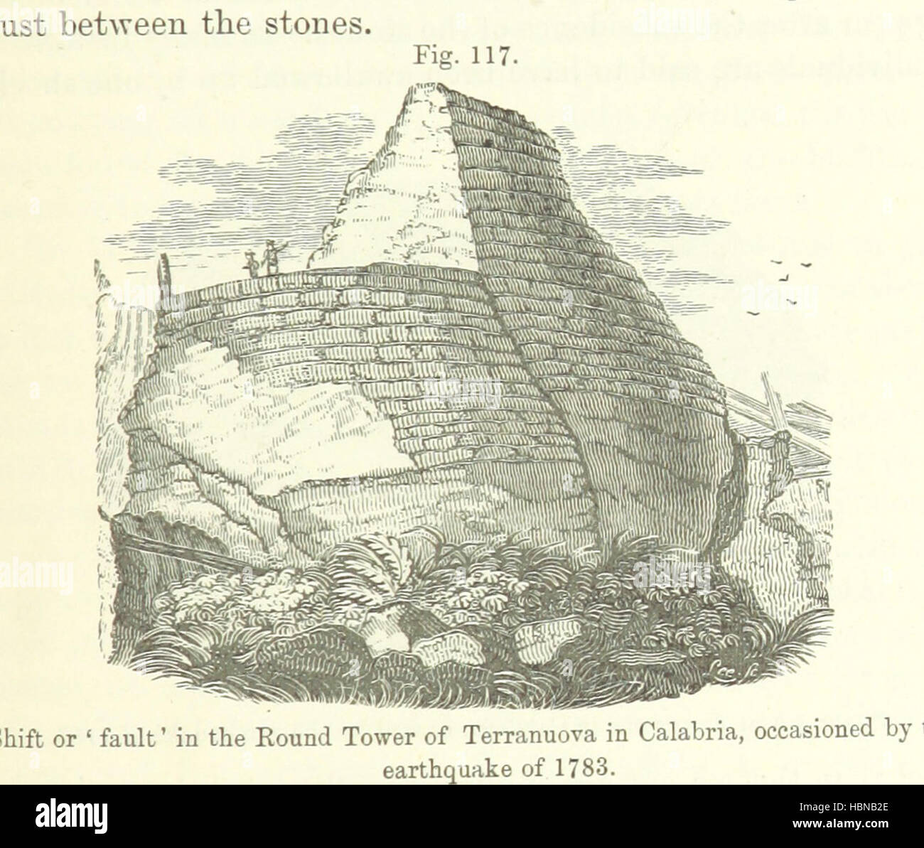 This page from Principles of Geology presents geological formations ...
