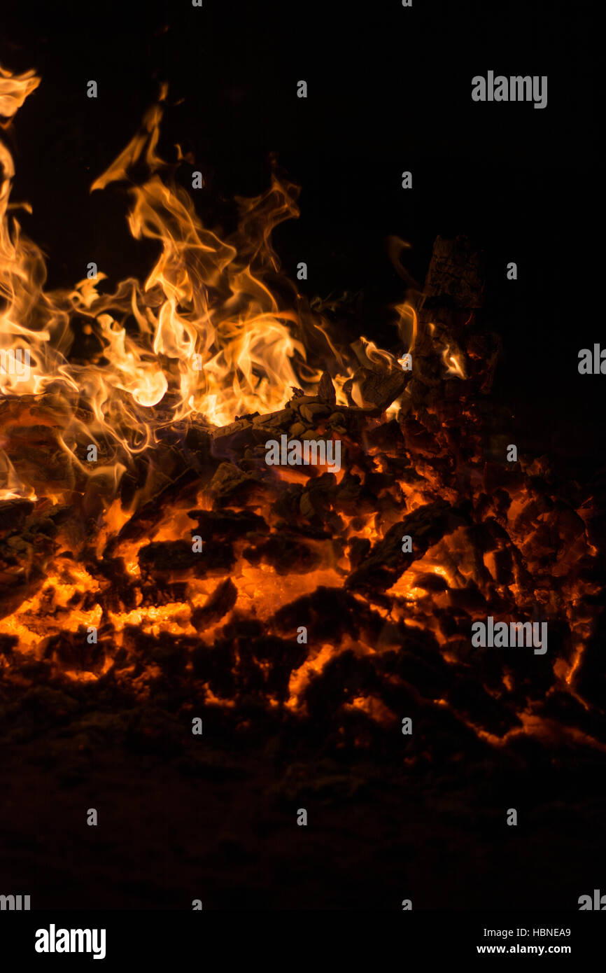 Fire bonfire border flames hi-res stock photography and images - Alamy