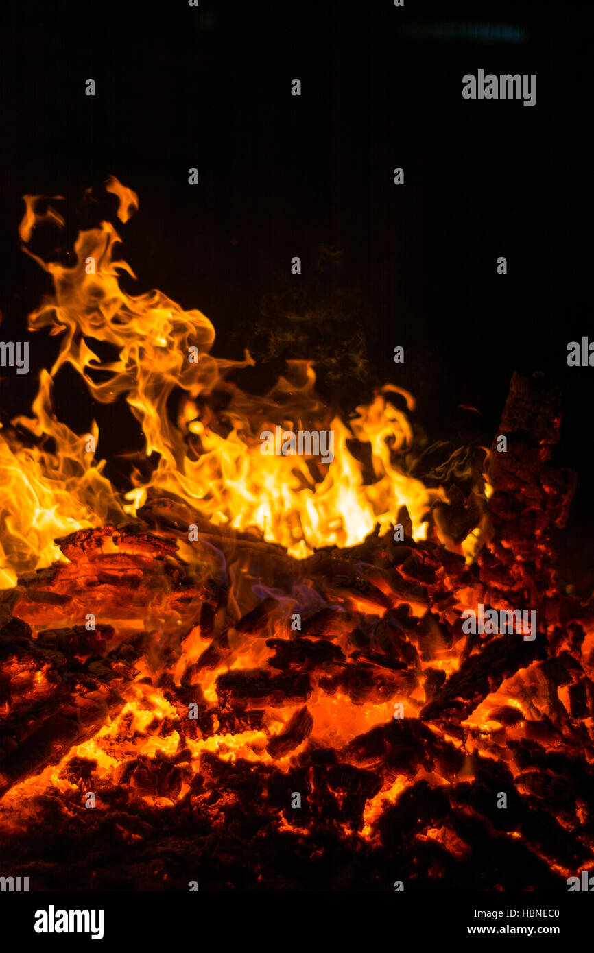 Fire and flames Stock Photo - Alamy