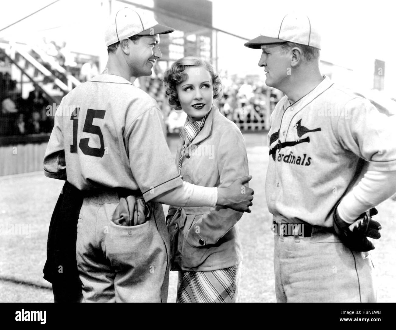 DEATH ON THE DIAMOND, Robert Young, Madge Evans, Joe Sawyer, 1934 Stock ...