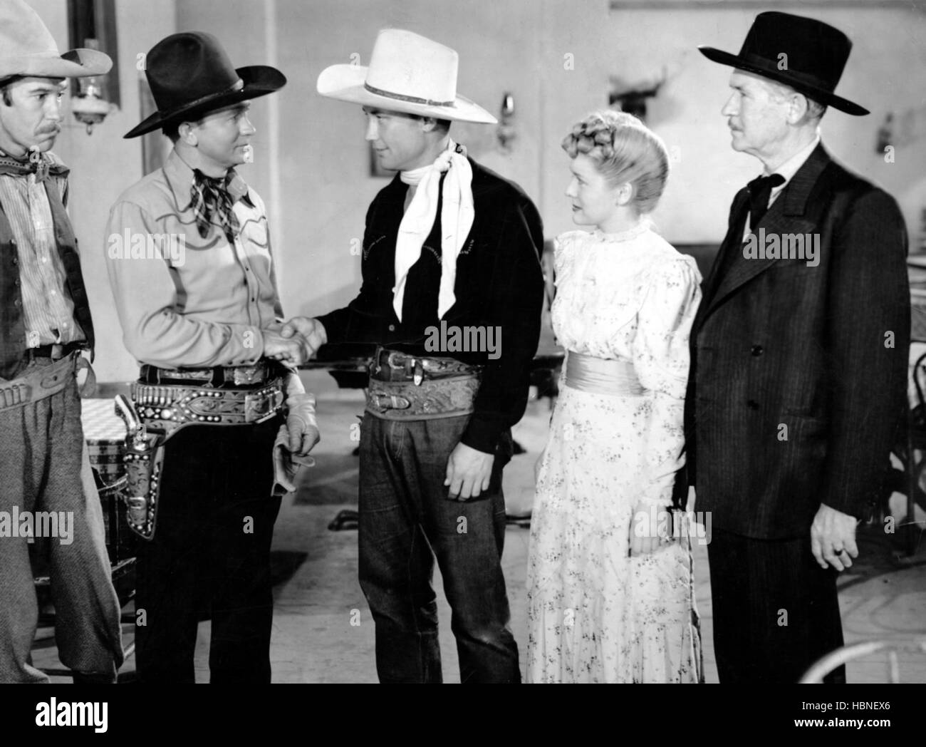 DEAD OR ALIVE, Guy Wilkerson, Tex Ritter, Dave O'Brien, Marjorie ...