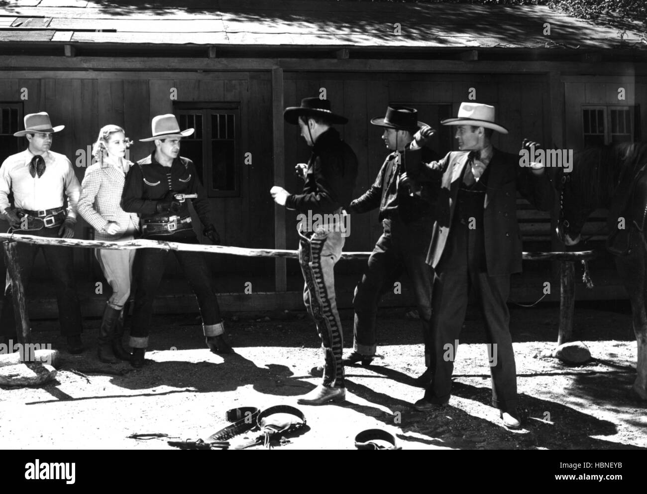 DESERT PATROL, Rex Lease, Marion Weldon, Bob Steele, Ted Adams (in ...