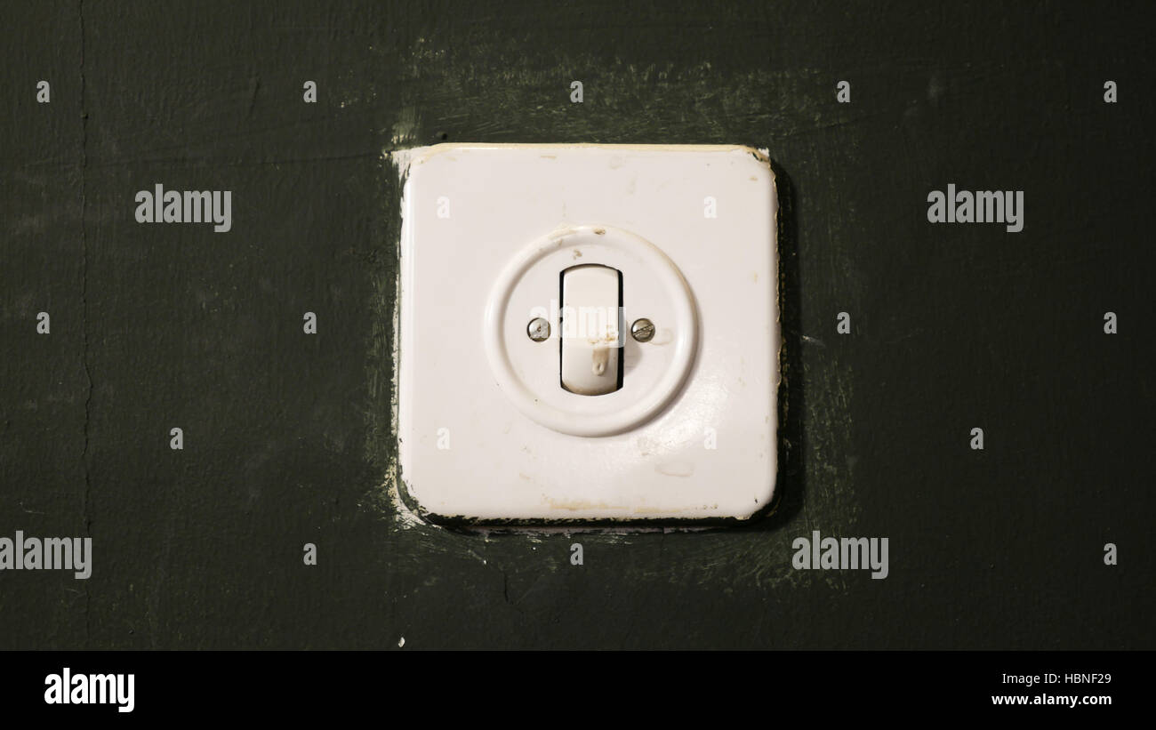 Electric on off switch Stock Photo - Alamy