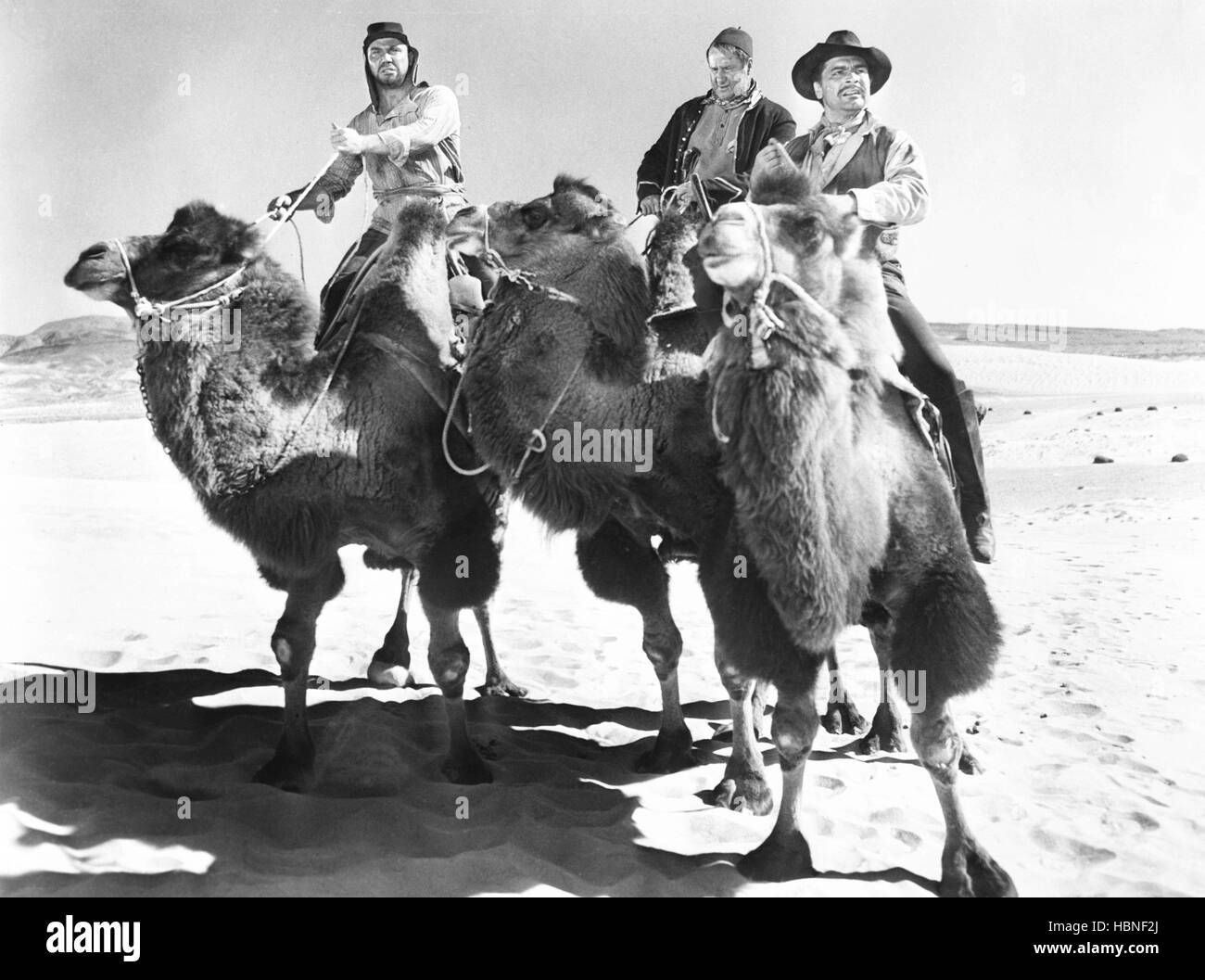 DESERT PURSUIT, from left: John Doucette, George Tobias, Anthony Caruso ...