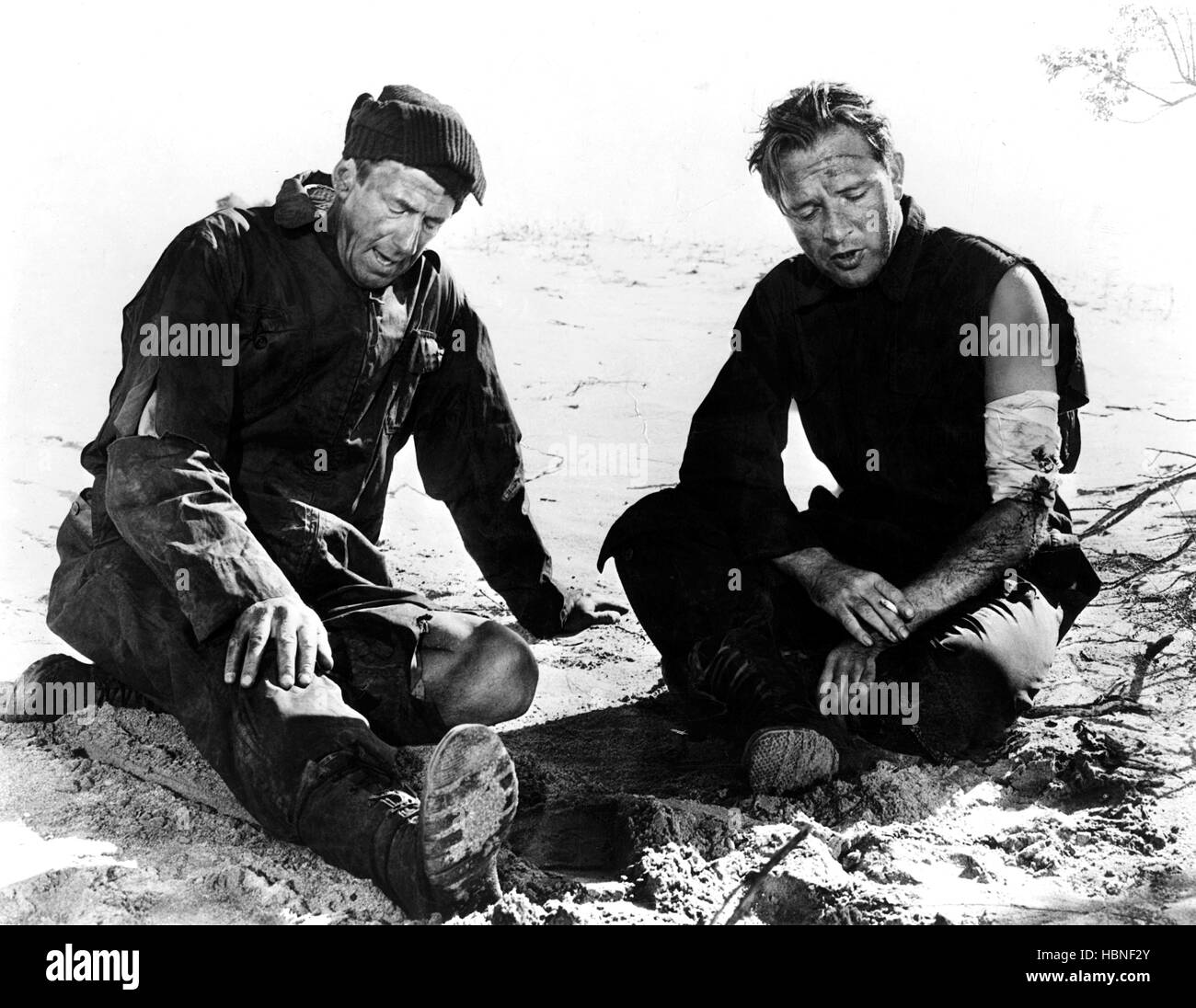 THE DESERT RATS, from left, Chips Rafferty, Richard Burton, 1953, ©20th ...