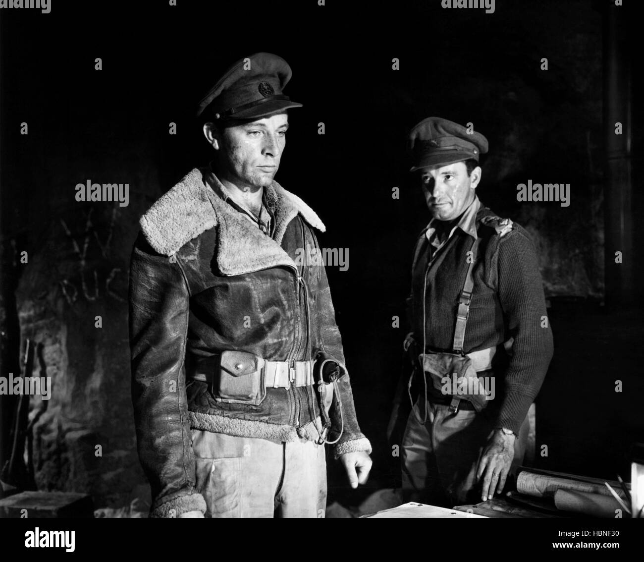 THE DESERT RATS, from left, Richard Burton, Charles Tingwell, 1953 ...