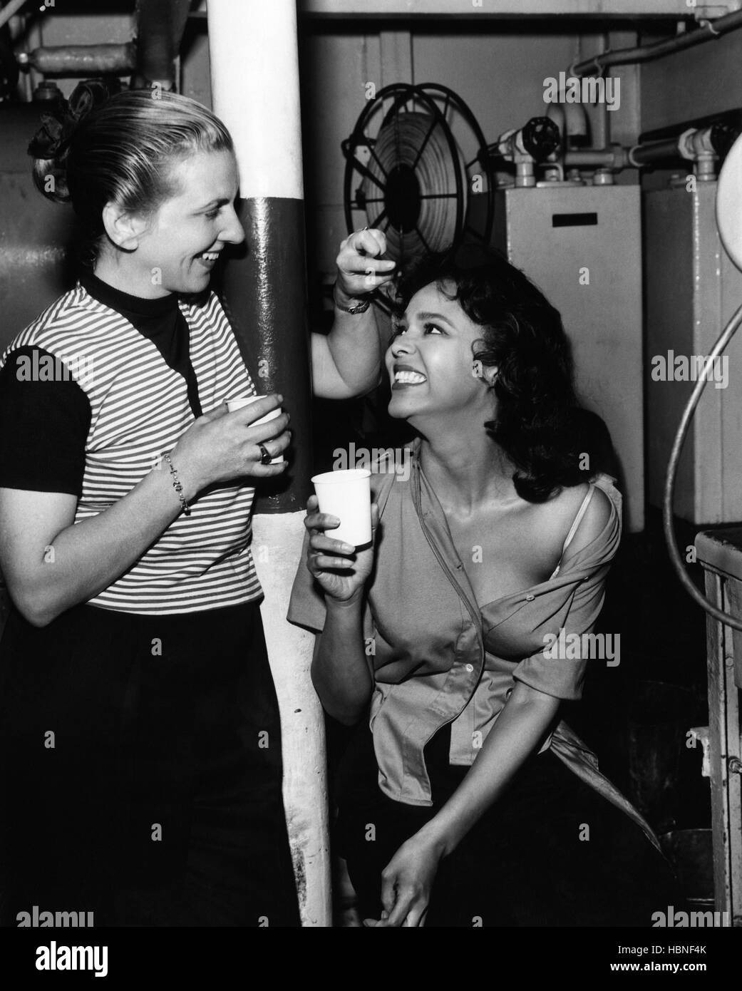THE DECKS RAN RED, producer, editor Virginia Stone, Dorothy Dandridge ...