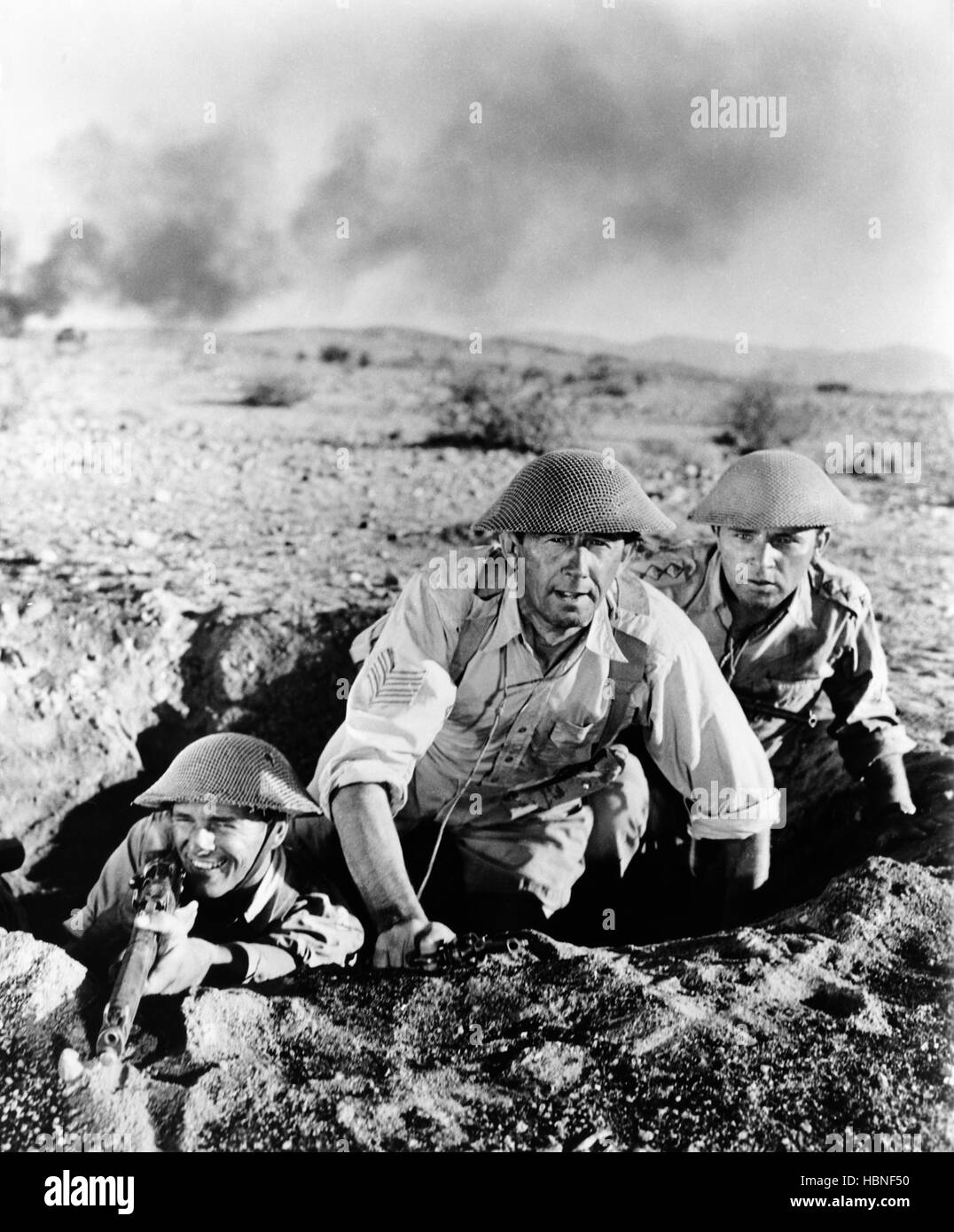 THE DESERT RATS, Richard Burton (right), 1953, TM and Copyright (c)20th ...