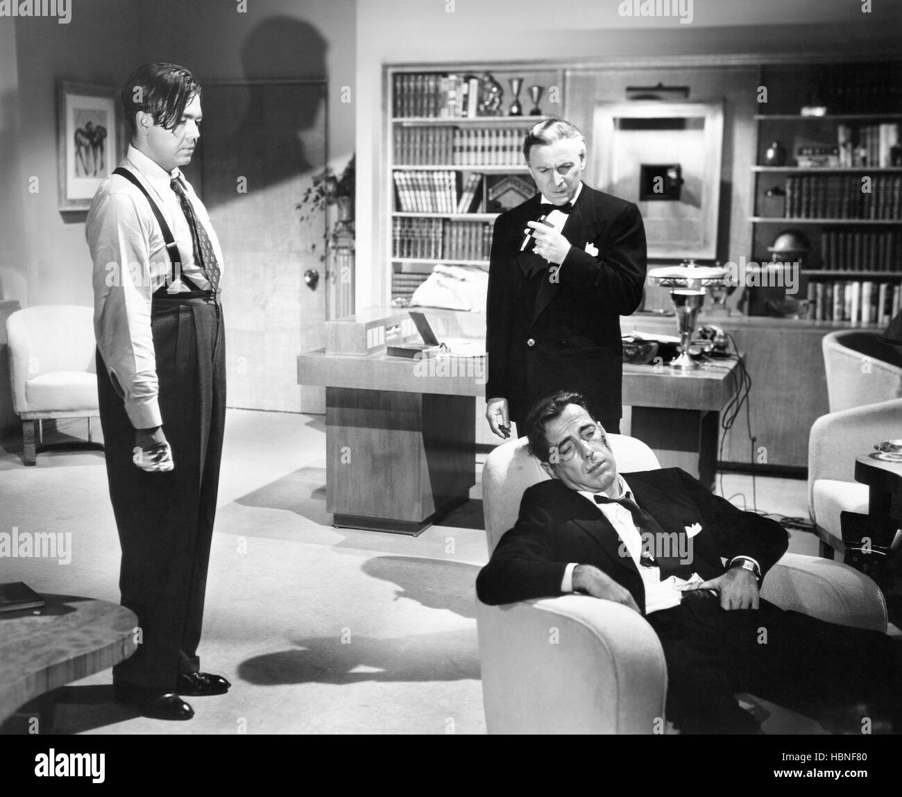 DEAD RECKONING, front to back: Humphrey Bogart, Marvin Miller, Morris ...