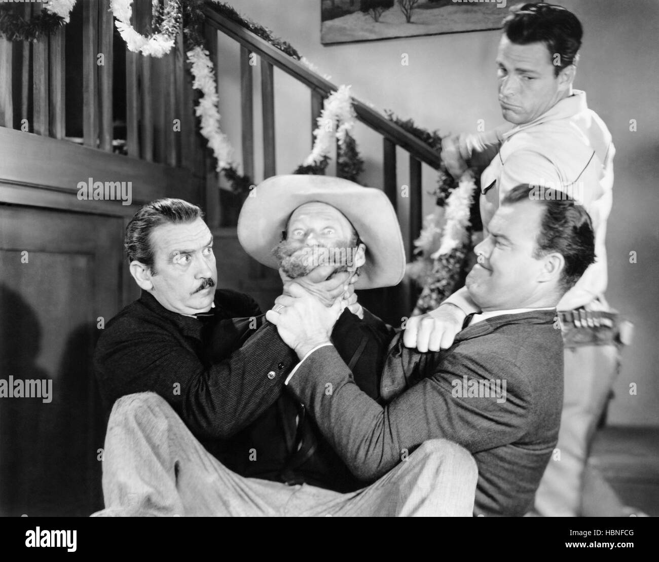 DEVIL RIDERS, from left: Charles King, Al St John, Buster Crabbe, John ...