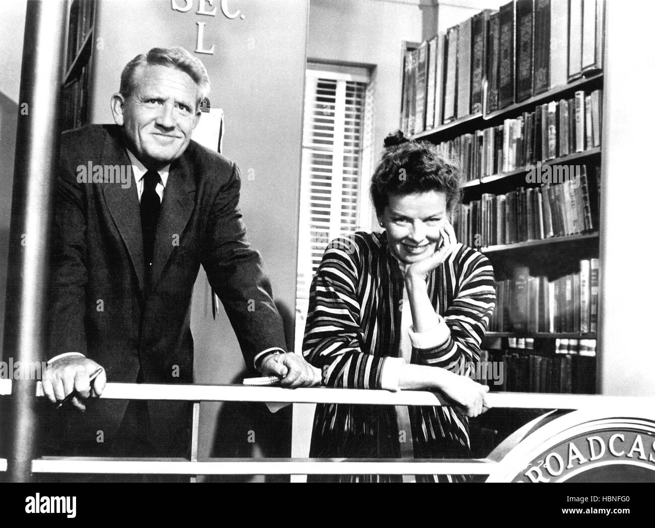 DESK SET, Spencer Tracy, Katharine Hepburn, 1957. TM and Copyright (c ...