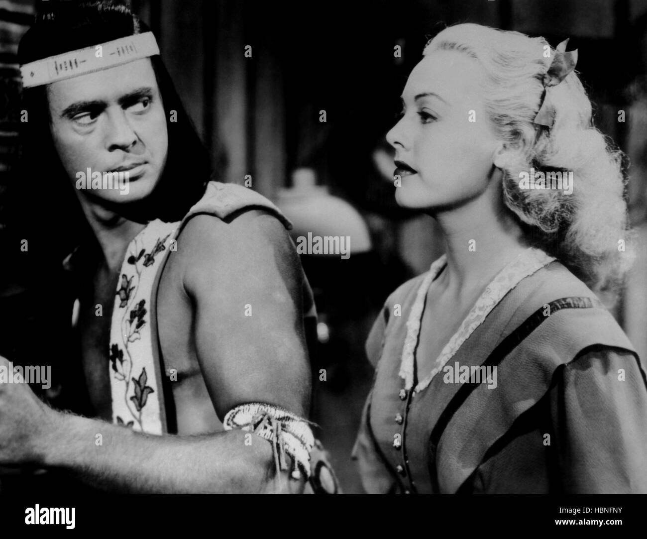 THE DEERSLAYER, Bruce Kellogg, Wanda McKay, 1943 Stock Photo - Alamy