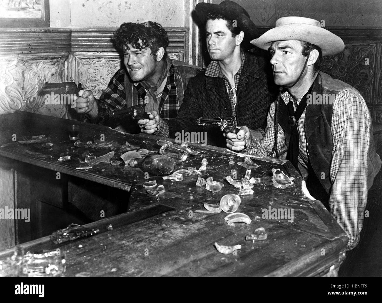 THE DESPERADOES, Guinn Williams, Glenn Ford, Randolph Scott, 1943 Stock ...