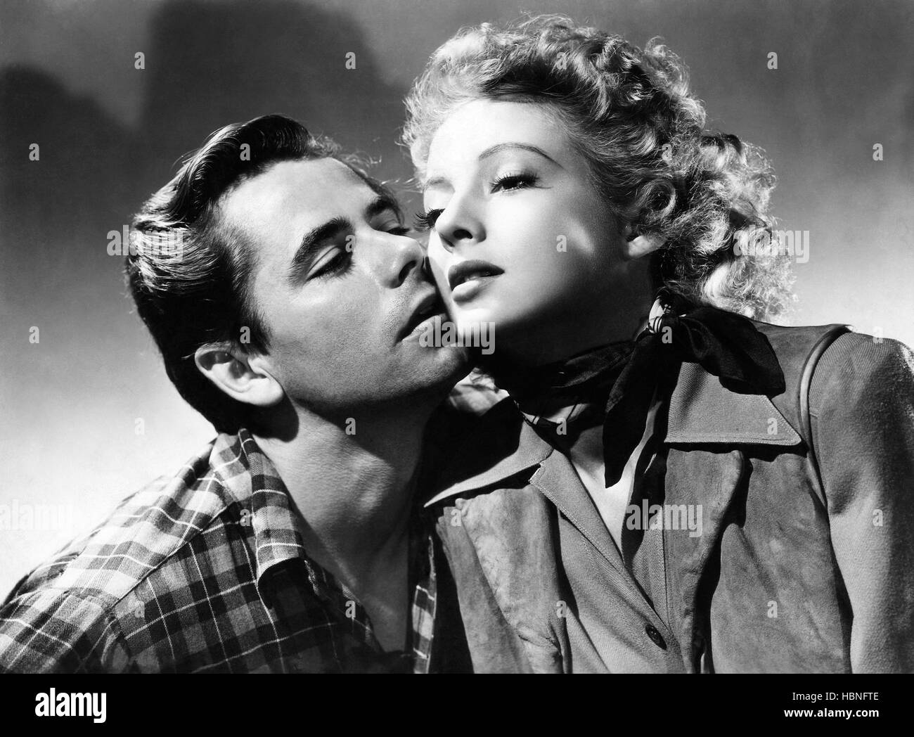 THE DESPERADOES, Glenn Ford, Evelyn Keyes, 1943 Stock Photo - Alamy
