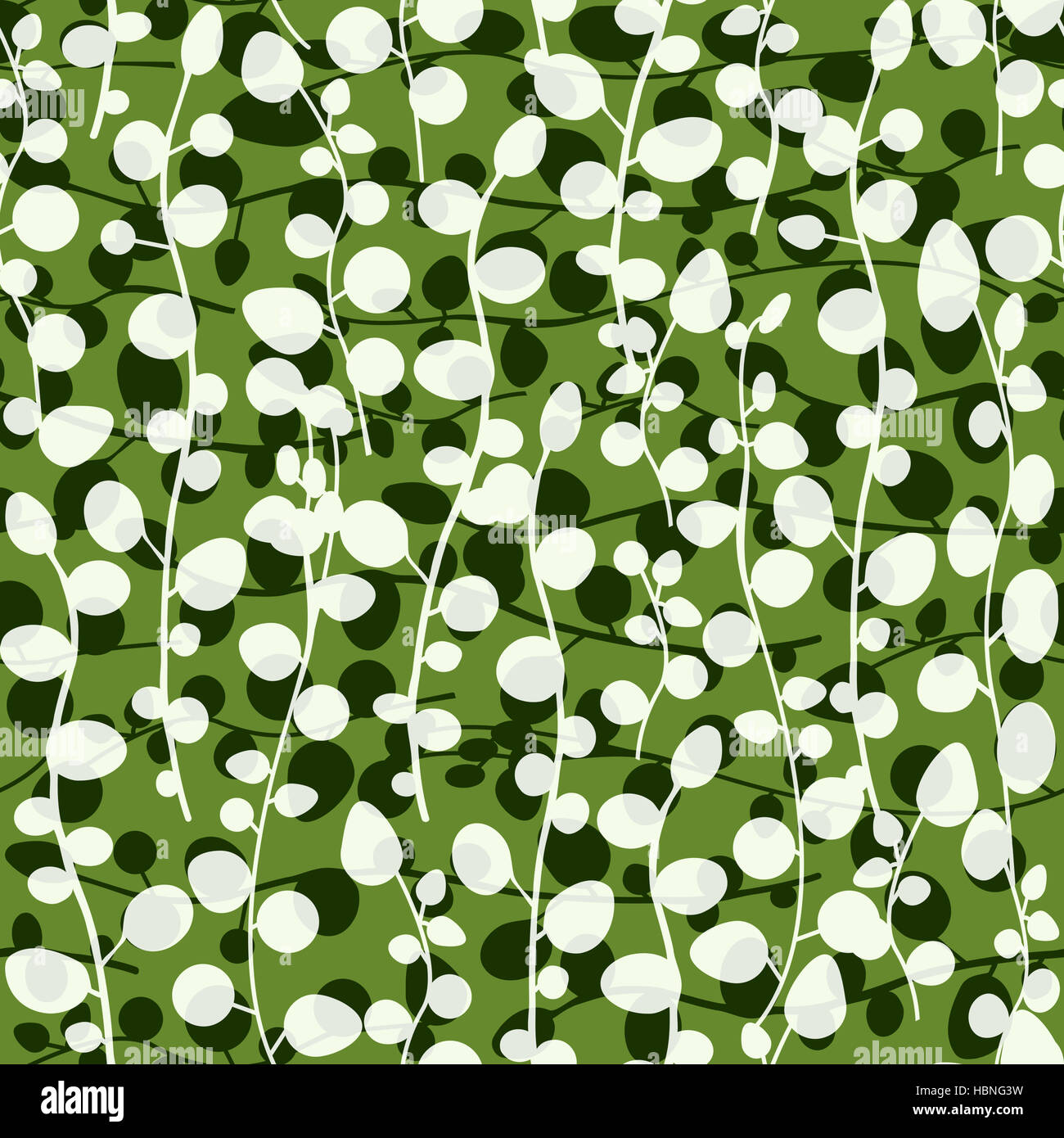 graphical seamless pattern with leaves Stock Photo - Alamy