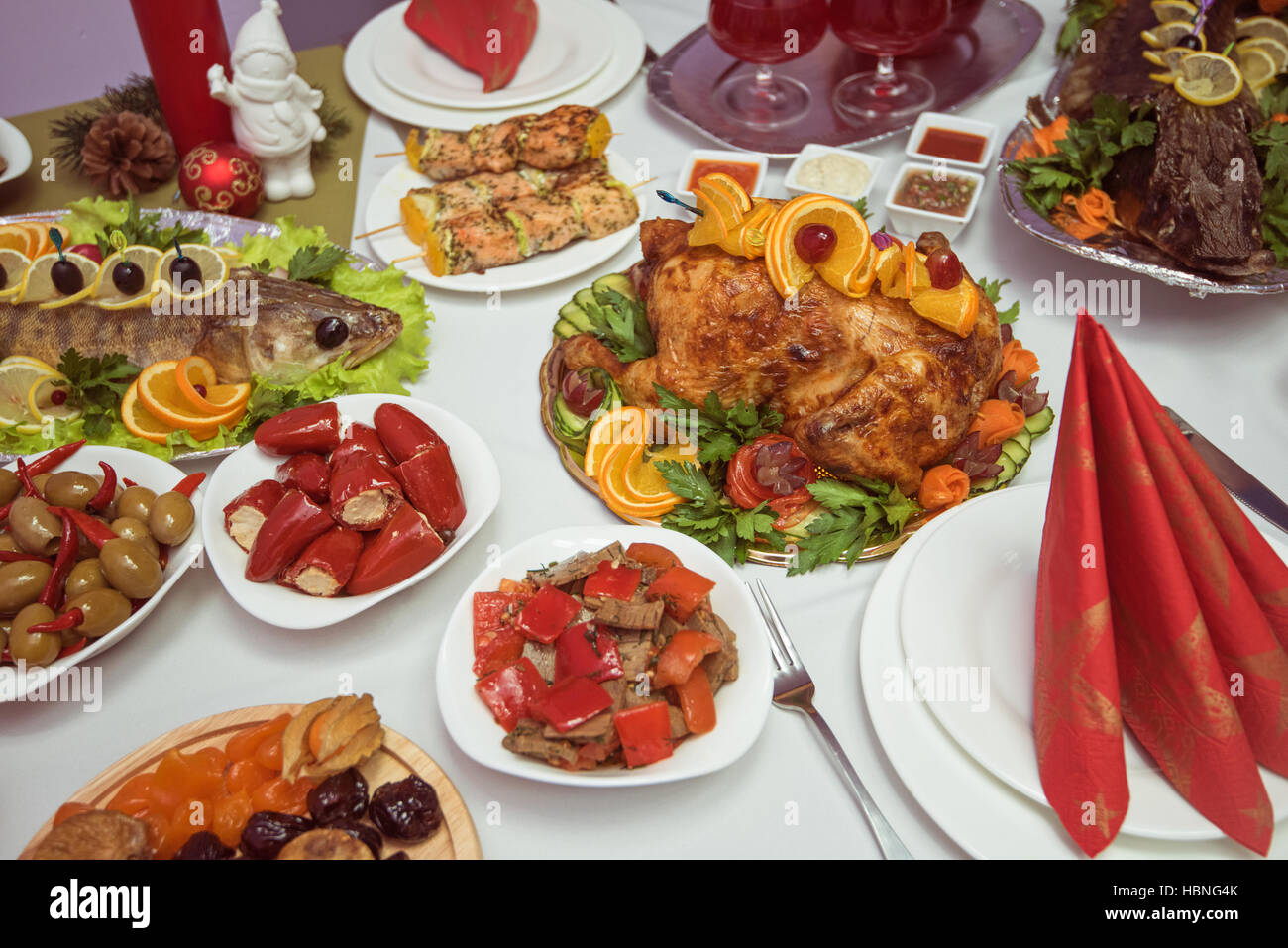 traditional festive food Stock Photo - Alamy