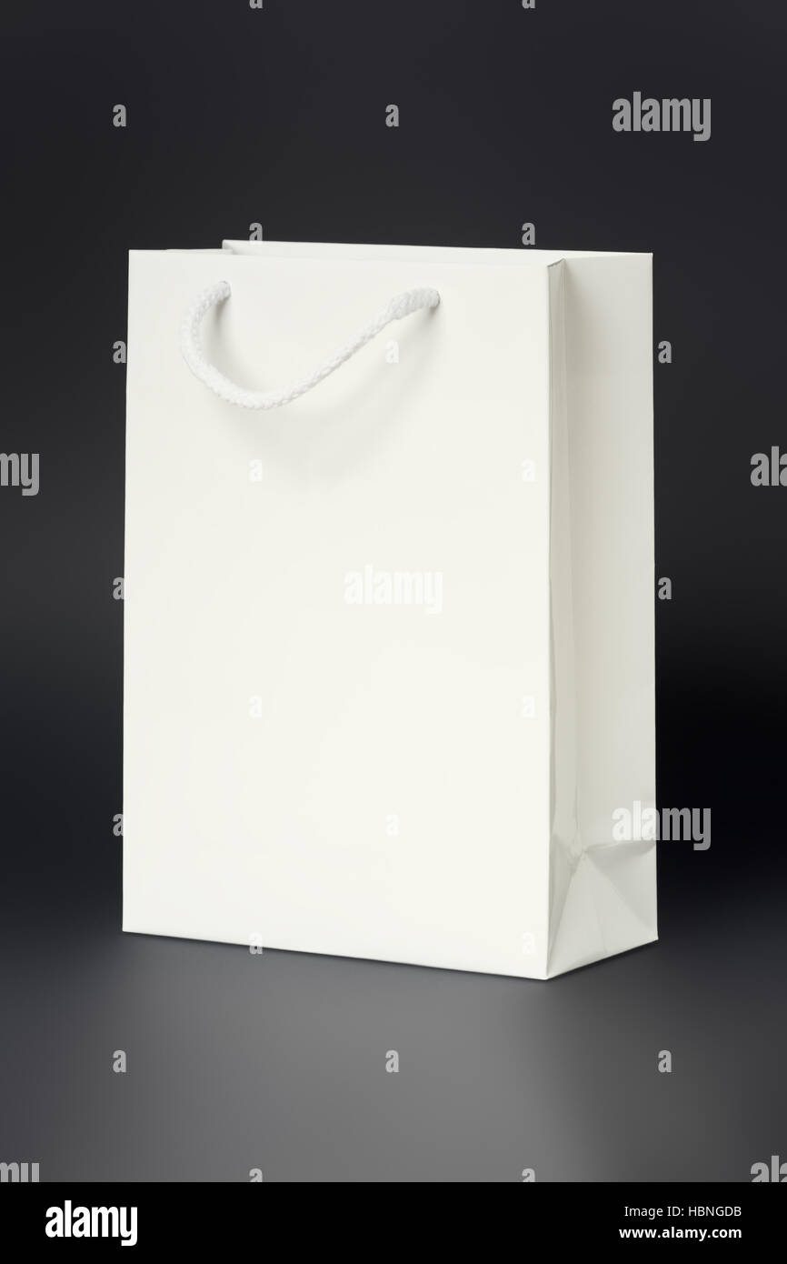 white shopping bag Stock Photo - Alamy