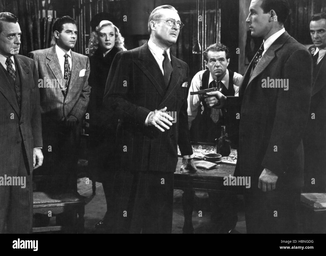 DILLINGER, Eduardo Ciannelli, Ralph Lewis, Anne Jeffreys, Edmund Lowe, Elisha Cook Jr., Lawrence ...