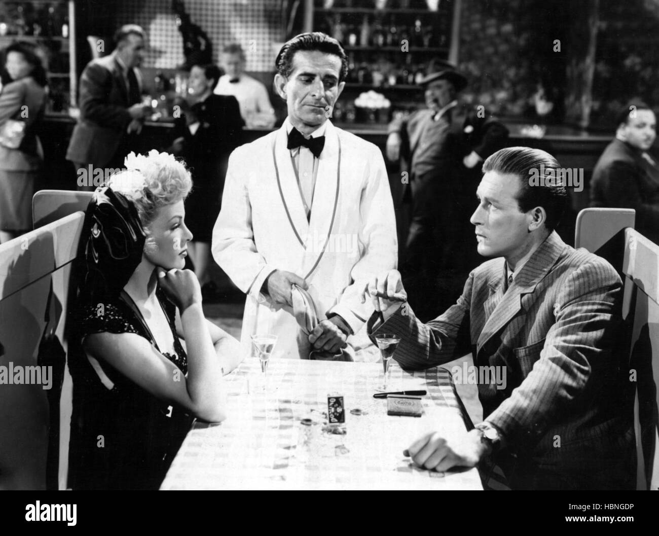 DILLINGER, Constance Worth, Lou Lubin, Lawrence Tierney, 1945 Stock ...