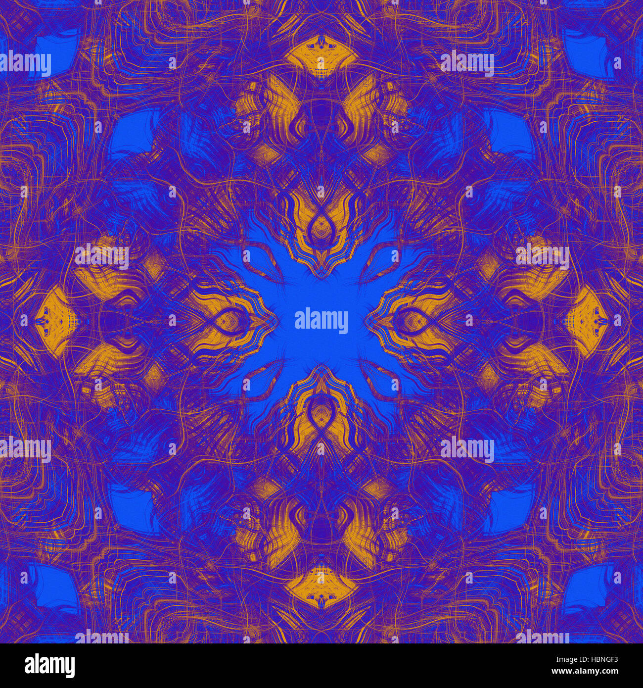 Blue and yellow pattern background Stock Photo - Alamy