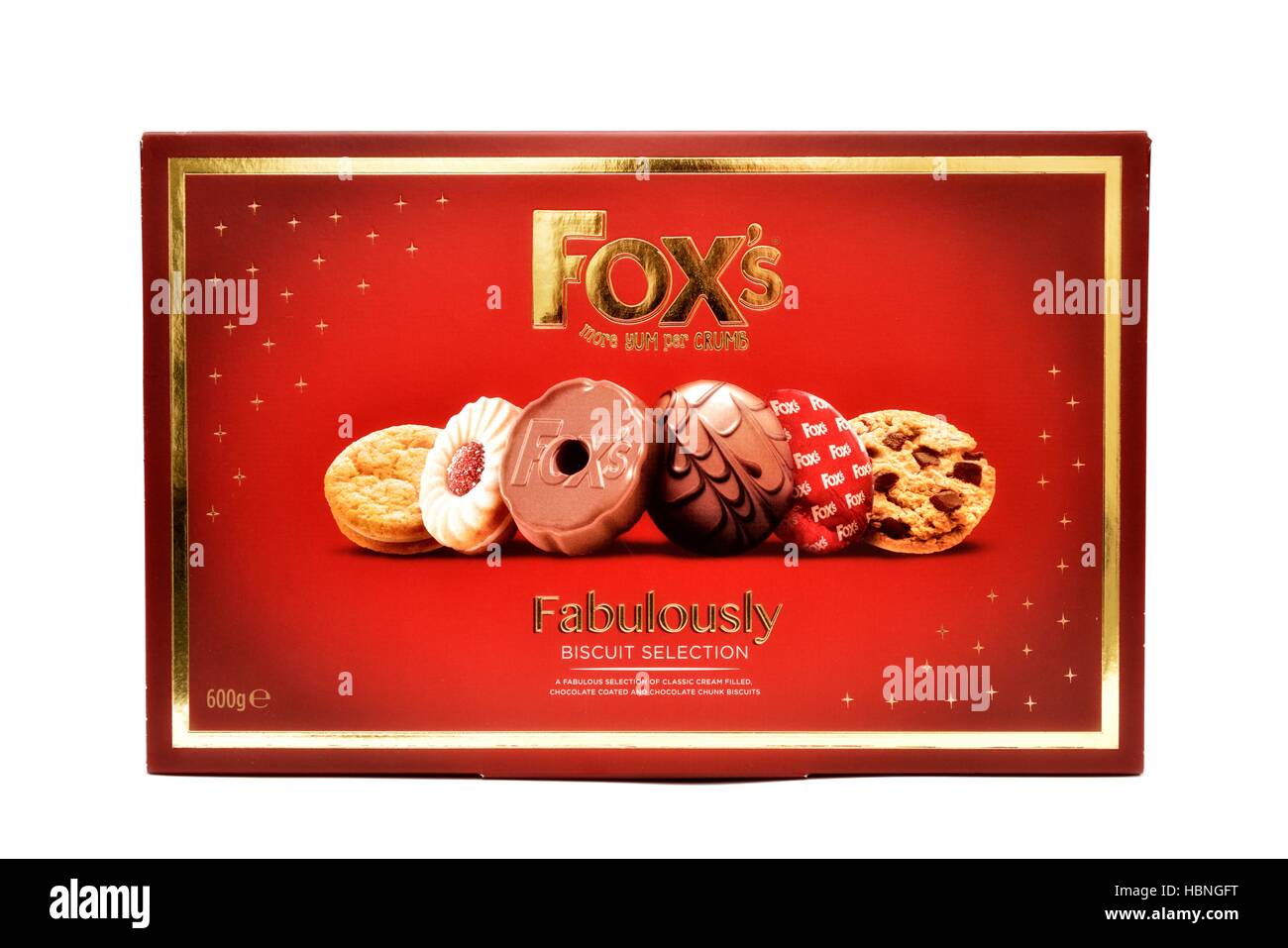 A box of fox's Fabulously assorted biscuit selection Stock Photo - Alamy