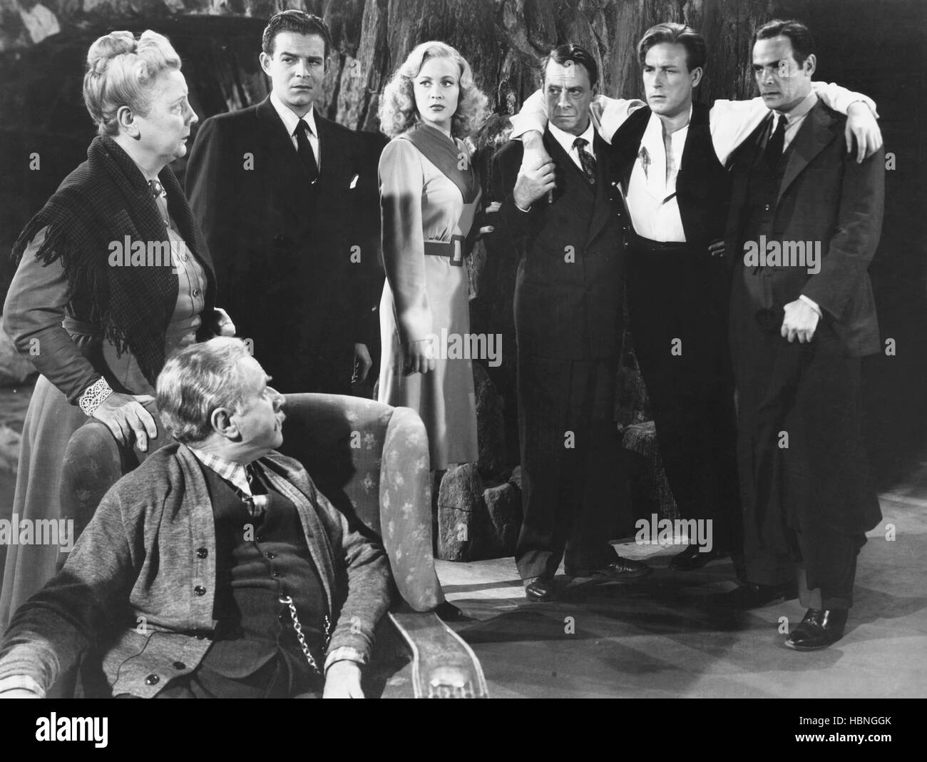 DILLINGER, cast includes Elsa Janssen, Ludwig Stossel, Anne Jeffreys ...