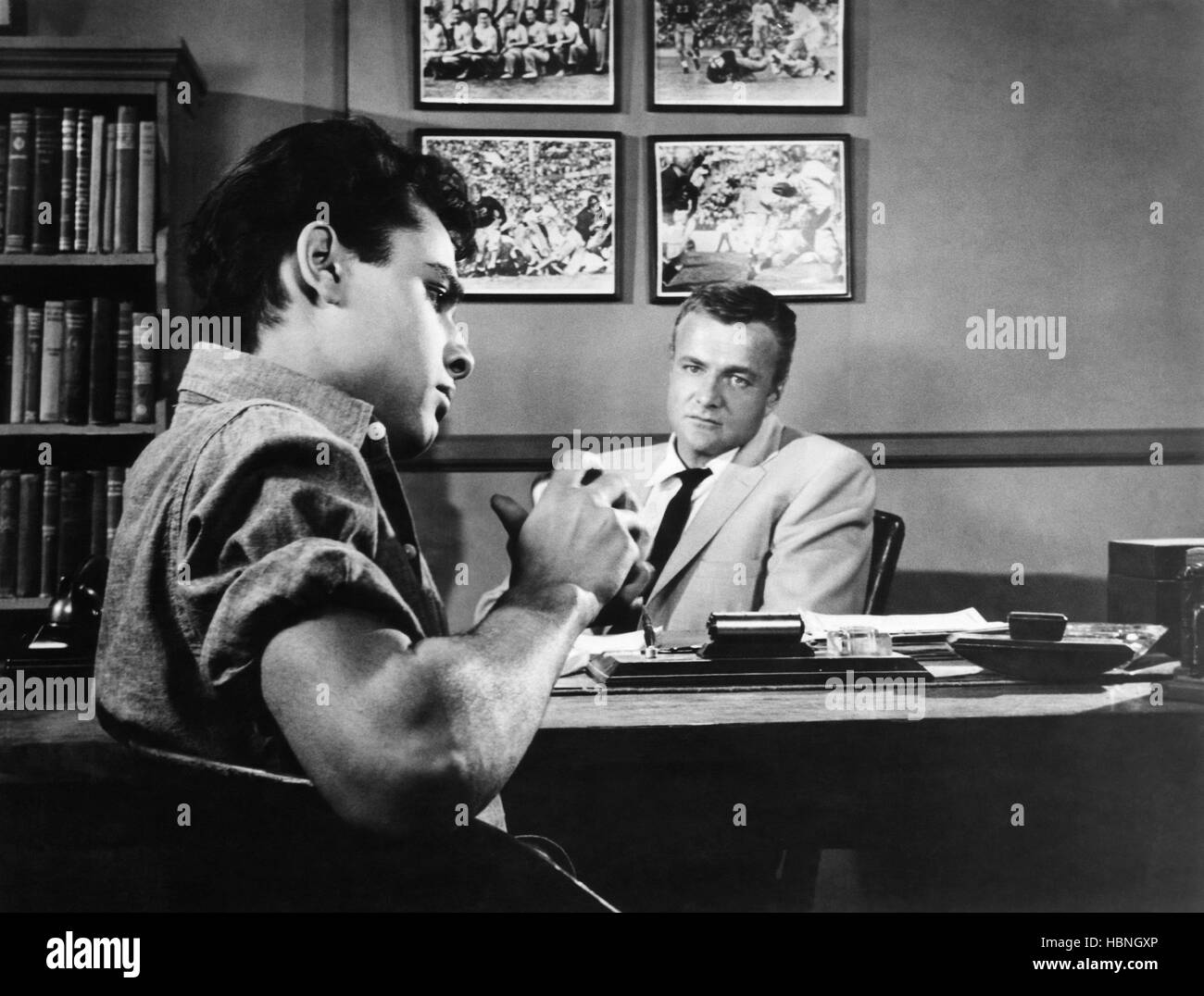 DINO, Sal Mineo, Brian Keith, 1957 Stock Photo - Alamy