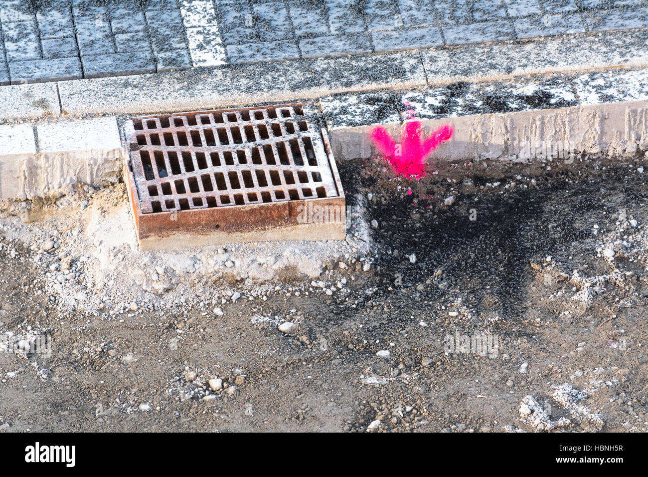 Drainage installation hi-res stock photography and images - Alamy