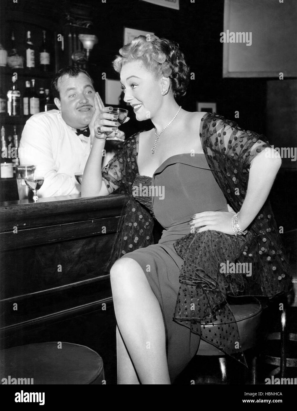 DIAL 1119, from left, William Conrad, Virginia Field, 1950 Stock Photo ...