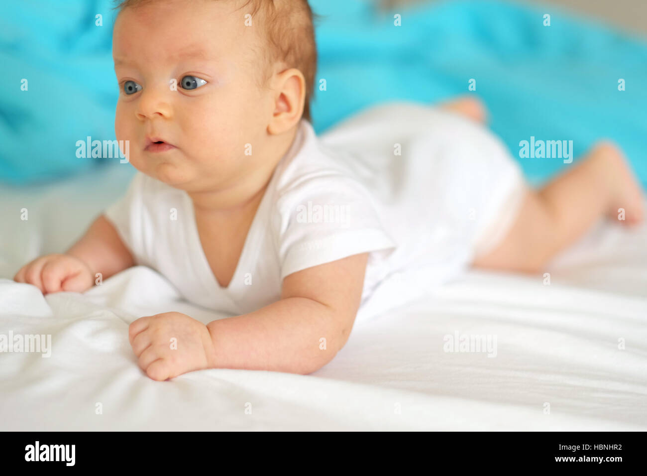 Three months old baby Stock Photo - Alamy