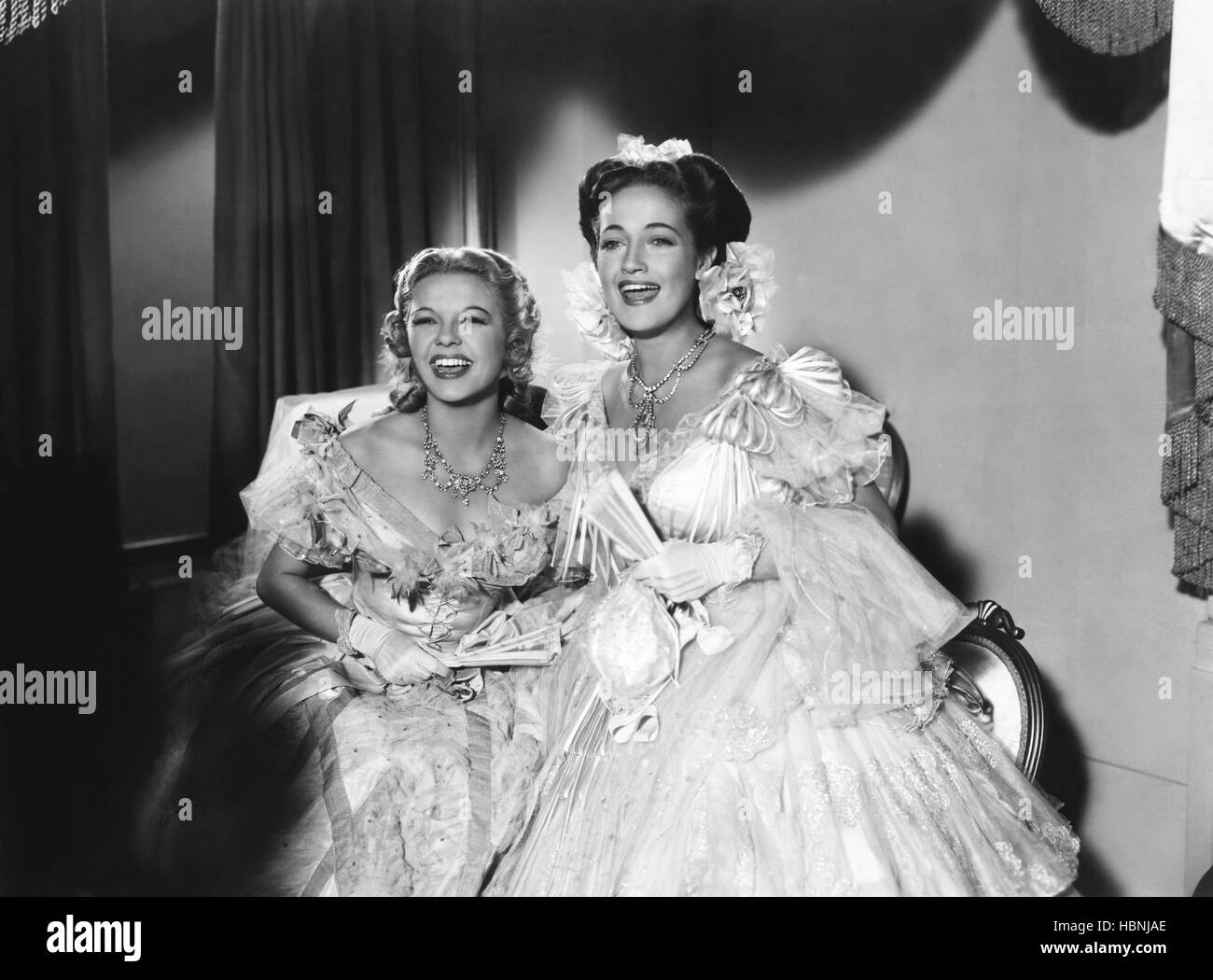 DIXIE, from left, Marjorie Reynolds, Dorothy Lamour, 1943 Stock Photo ...