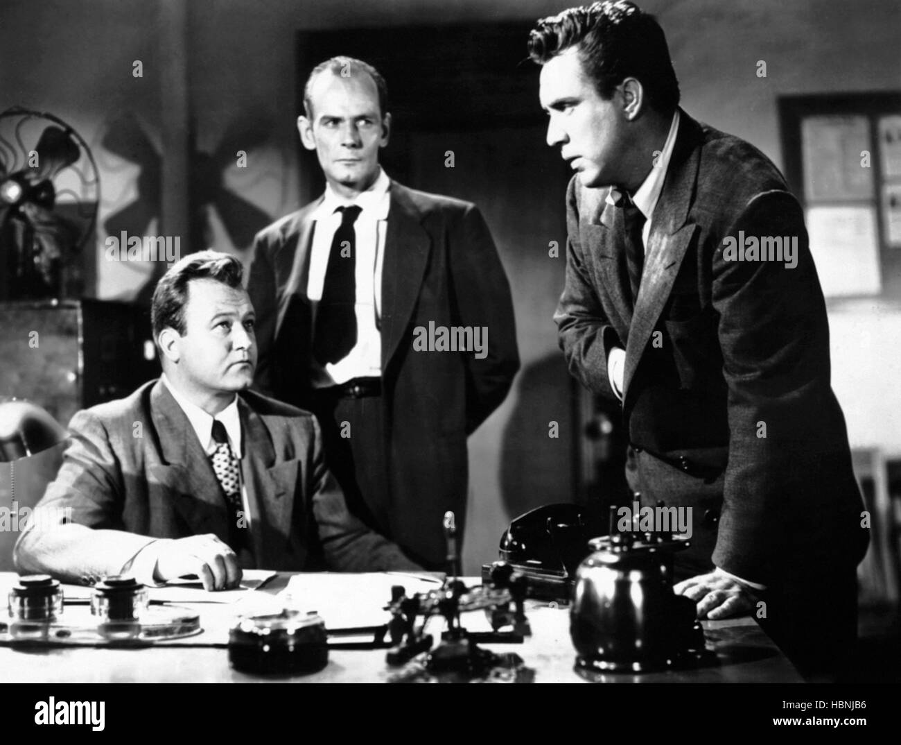 D.O.A., from left, Roy Engel, George Lynn, Edmund O'Brien, 1950 Stock ...