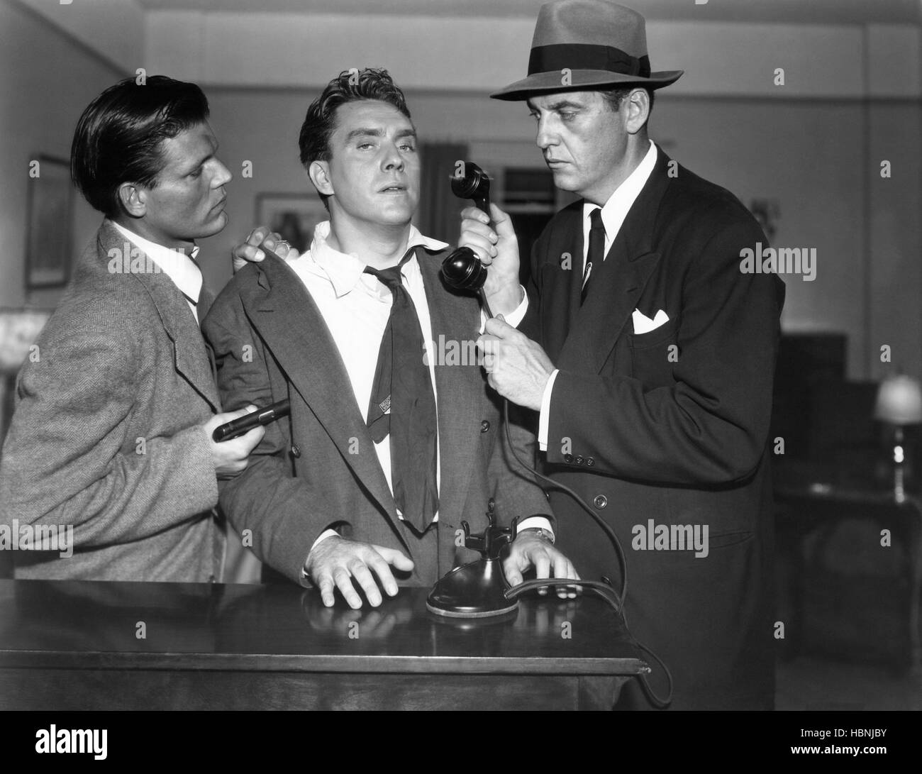 D.O.A., Neville Brand (left), Edmond O'Brien, (center), 1950 Stock ...