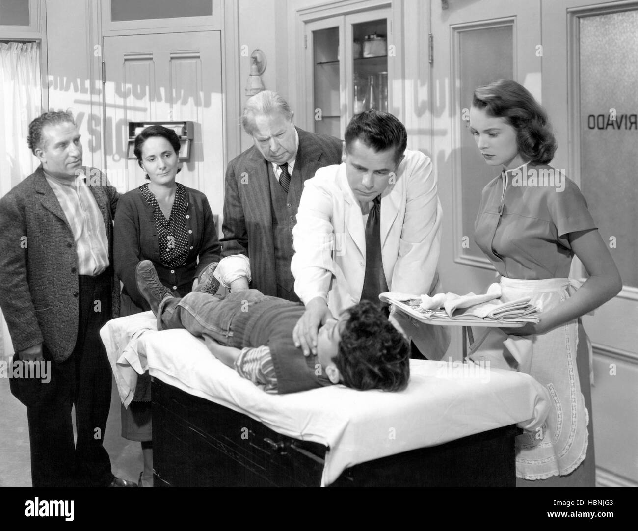 THE DOCTOR AND THE GIRL, from left: Mario Siletti, Renata Vanni ...