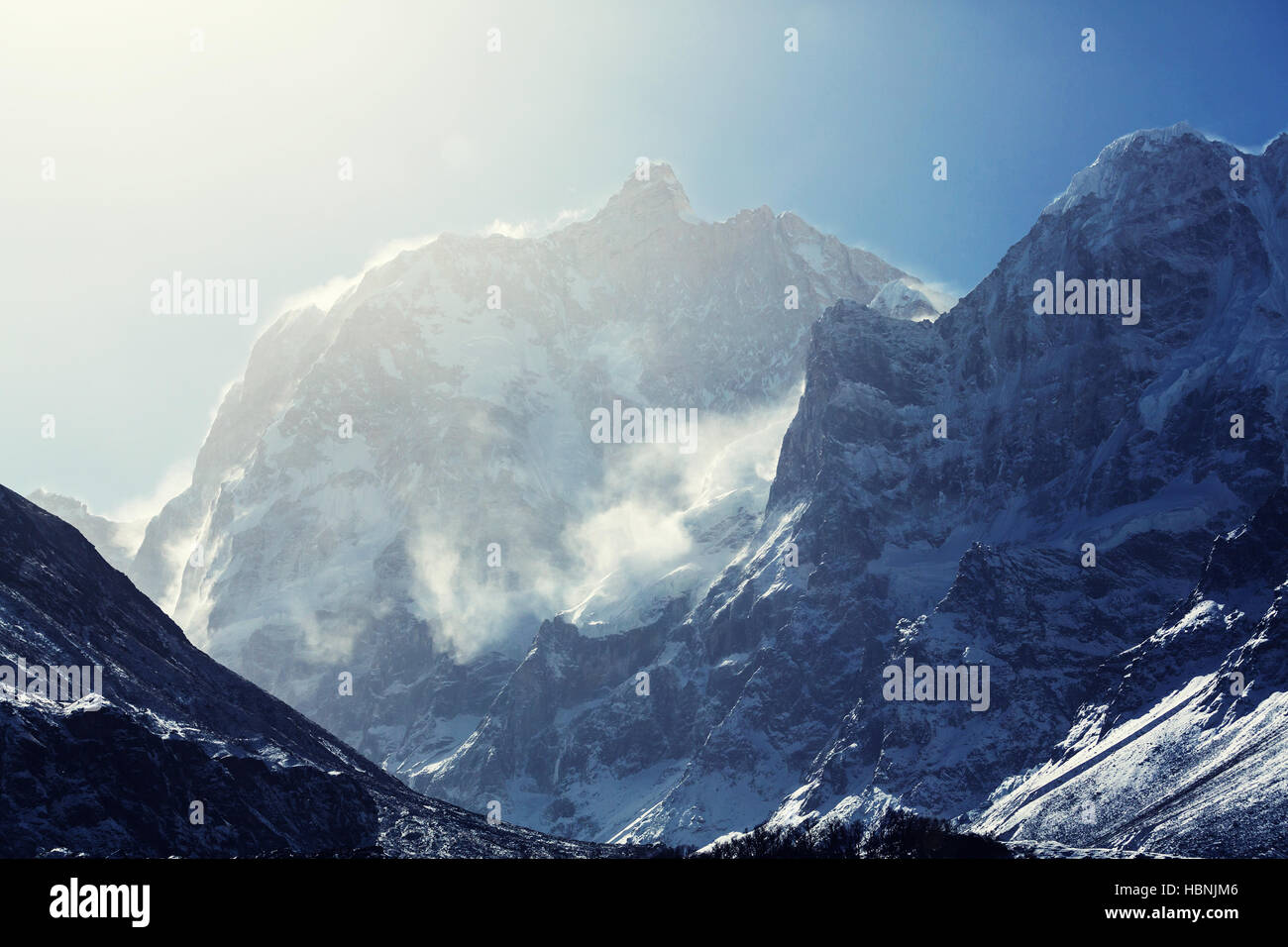 Jannu mountain hi-res stock photography and images - Alamy