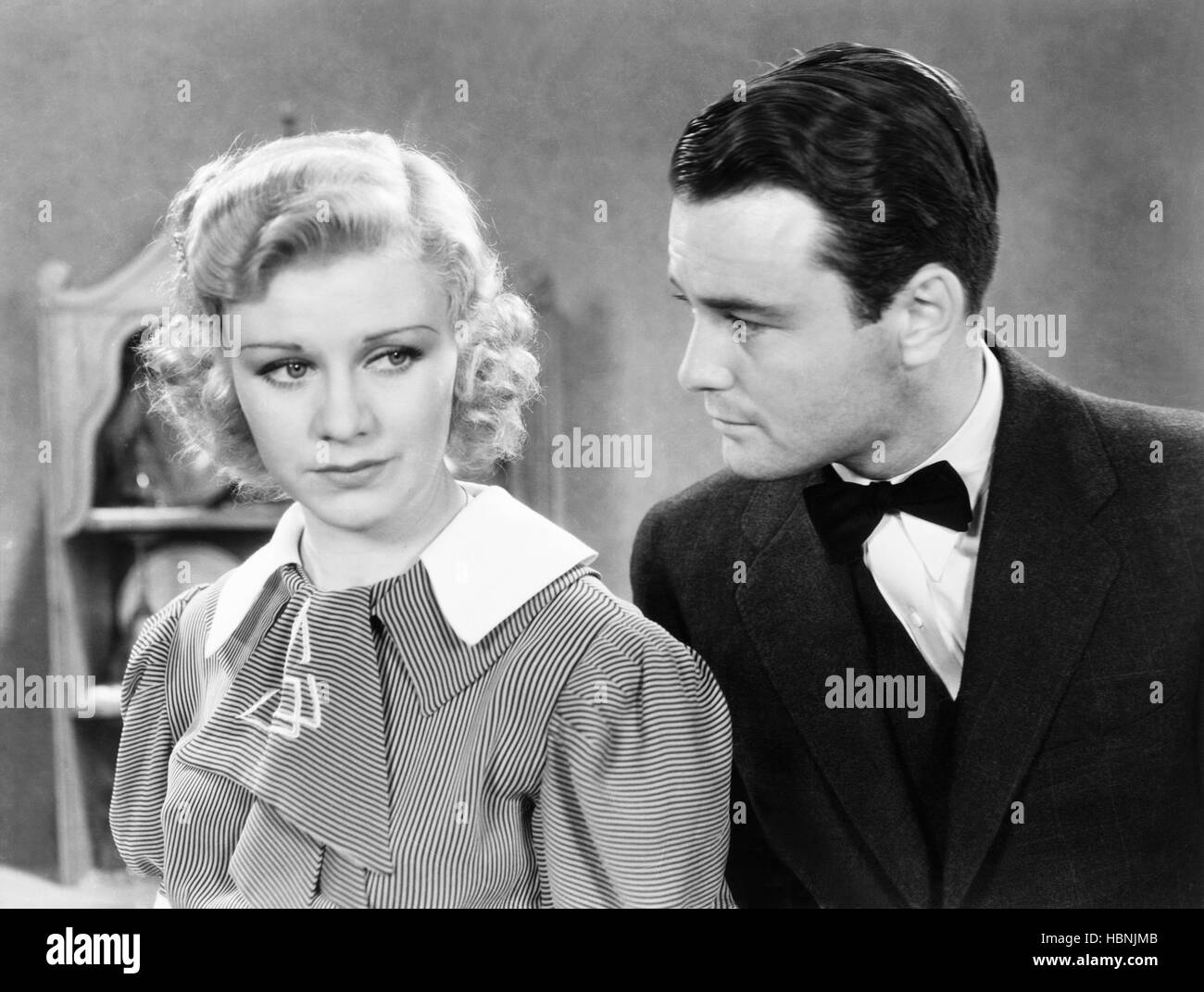DON'T BET ON LOVE, from left: Ginger Rogers, Lew Ayres, 1933 Stock ...