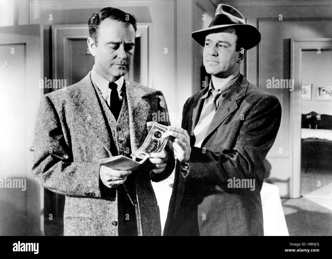 DONOVAN'S BRAIN, from left, Lew Ayres, Steve Brodie, 1953 Stock Photo ...