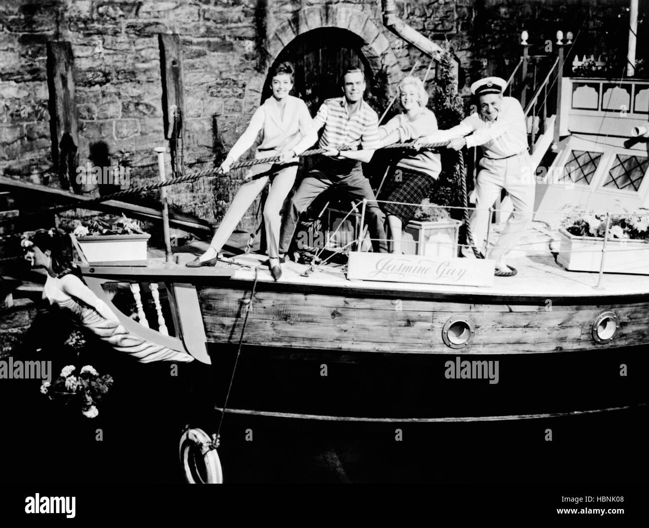 DOUBLE BUNK, from left: Janette Scott, Ian Carmichael, Liz Fraser, Sid ...