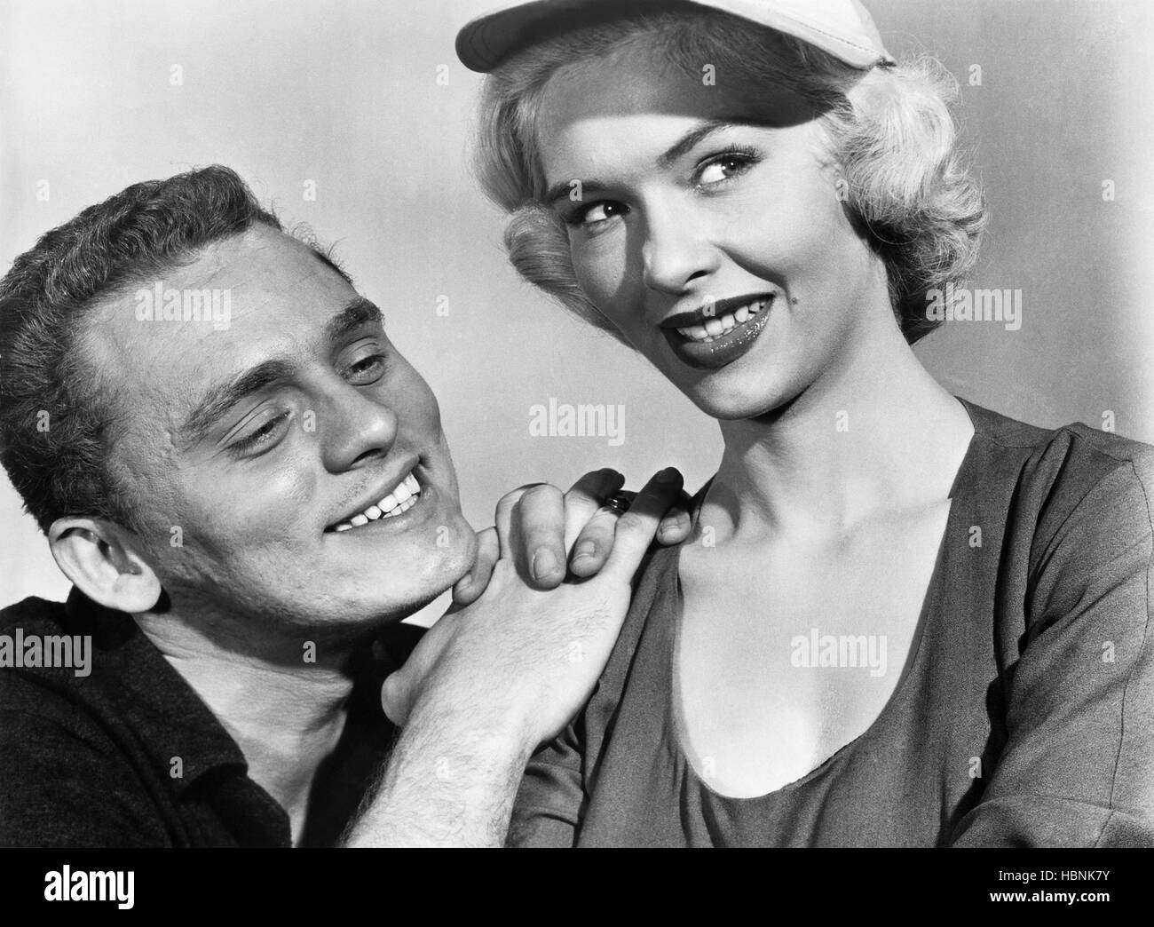 DRAGSTRIP GIRL, Frank Gorshin, Judy Bamber, 1957 Stock Photo - Alamy