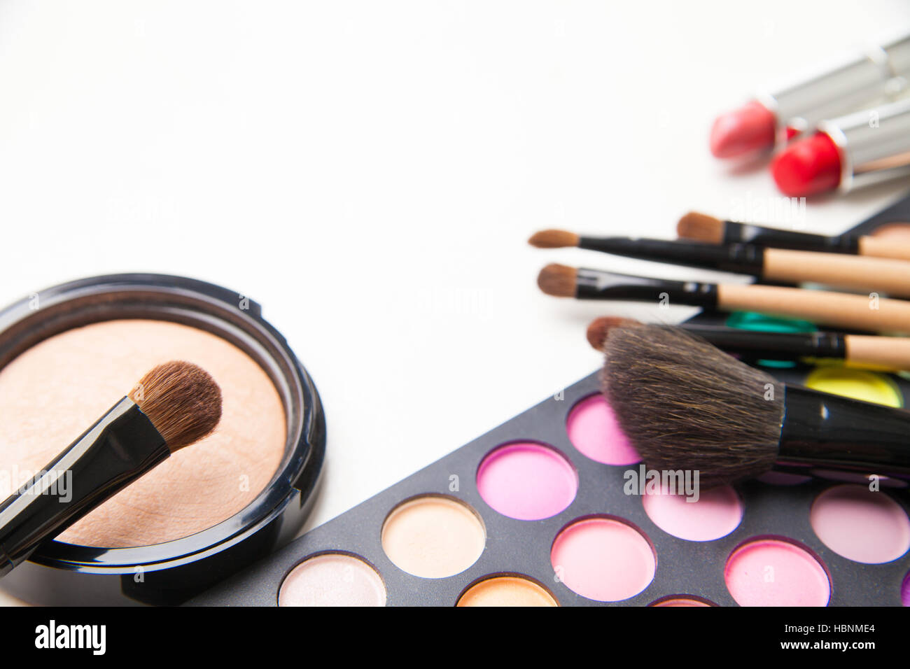 Different colored face cosmetics Stock Photo - Alamy