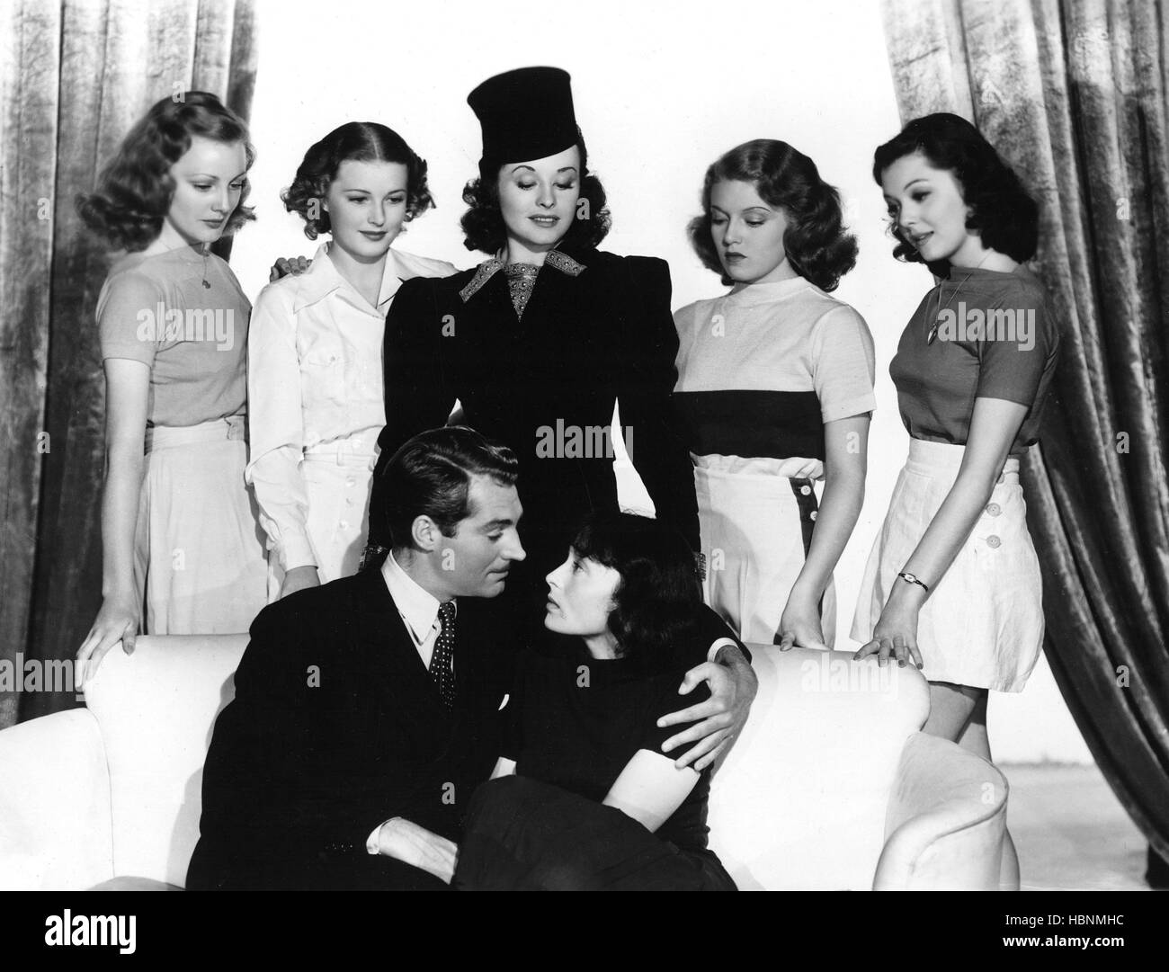 DRAMATIC SCHOOL, Virginia Grey, Jean Chatburn, Paulette Goddard, Lana ...