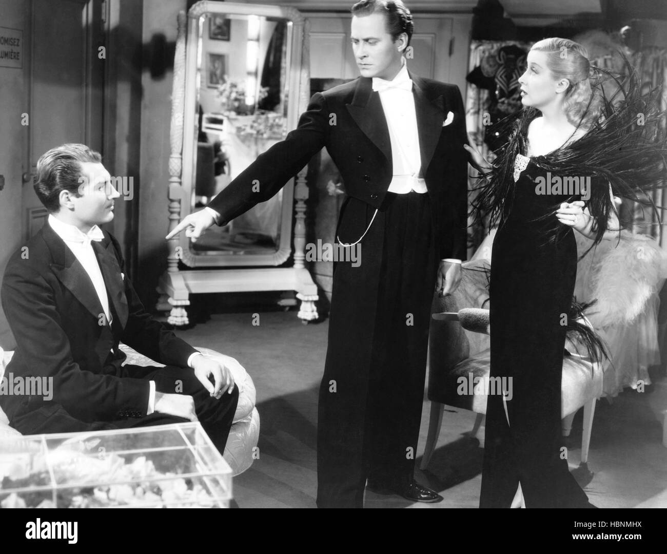 DRAMATIC SCHOOL, from left: Alan Marshal, John Hubbard, Genevieve Tobin ...