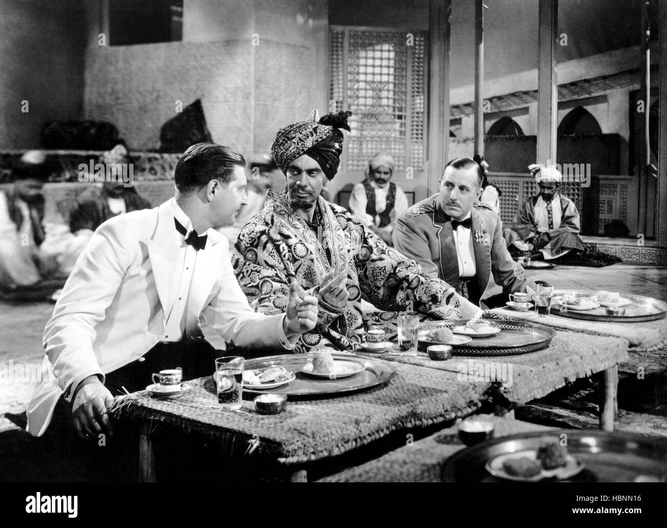 DRUMS, Roger Livesey, Raymond Massey, Archibald Batty, 1938 Stock Photo ...